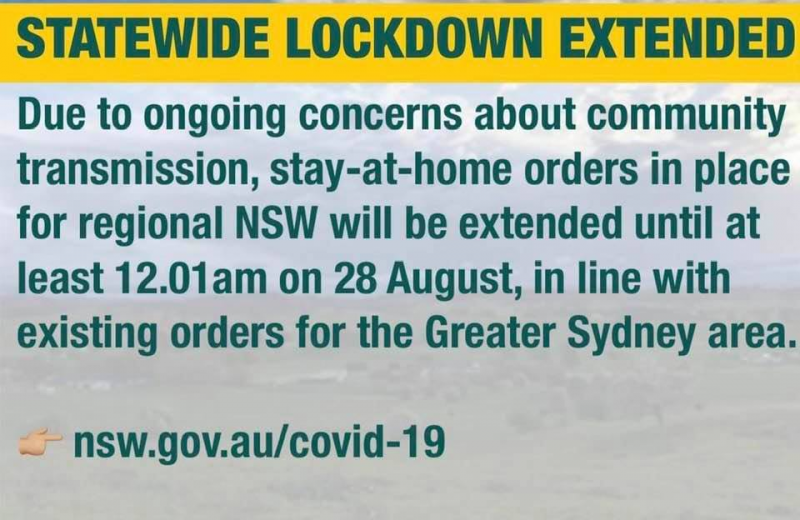Lockdown Extended - Barraba Community News
