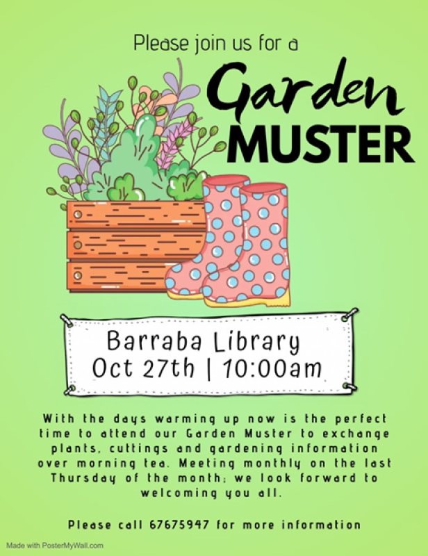 Join the Garden Muster - Barraba Community News