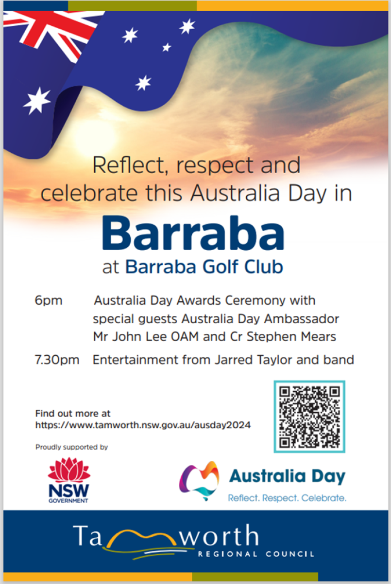 Join the Australia Day celebration - Barraba Community News