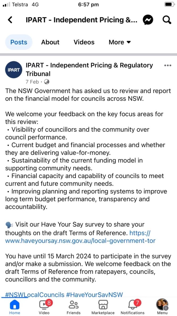 TRC rates, you can respond to IPART - Barraba Community News