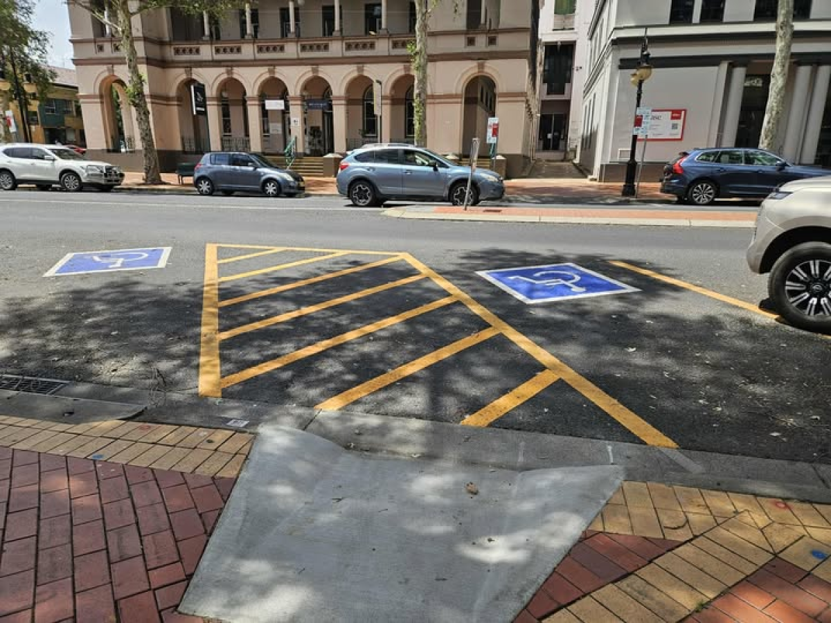 New disabled parking spaces in Tamworth - Barraba Community News